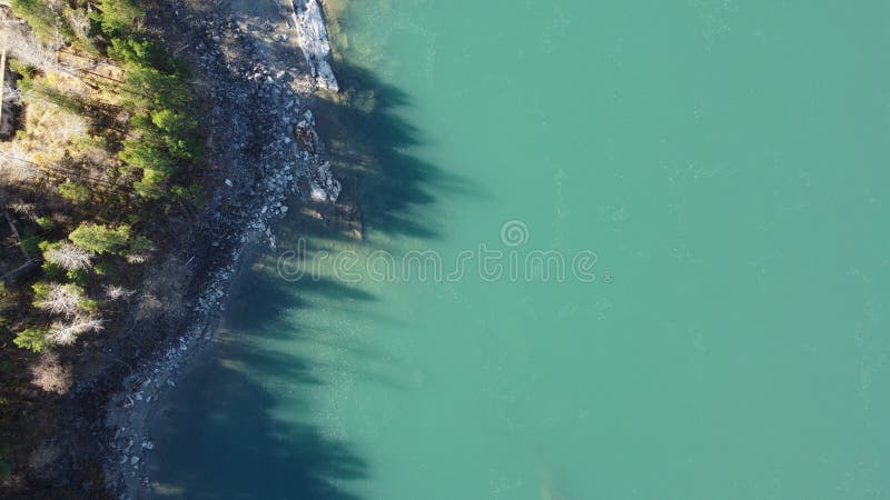 Turquoise river. Top view stock image. Image of altai - 235158871