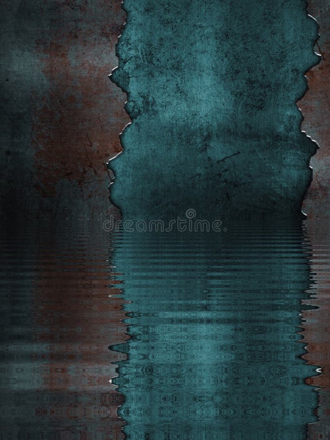 Turquoise Rust Background Abstract Template Stock Image - Image of ...