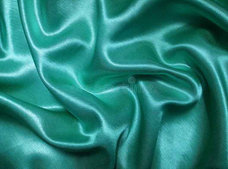 Turquoise satin stock photo. Image of wave, abstract, smooth - 3879886