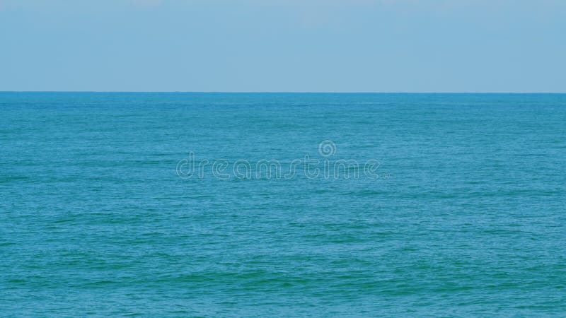 Turquoise Sea Color. Disturbed Blue Ocean Water Surface. Still. Stock ...