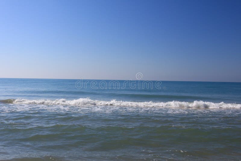 Turquoise Sea, Dawn and Sunset. Stock Image - Image of sunset, beach ...