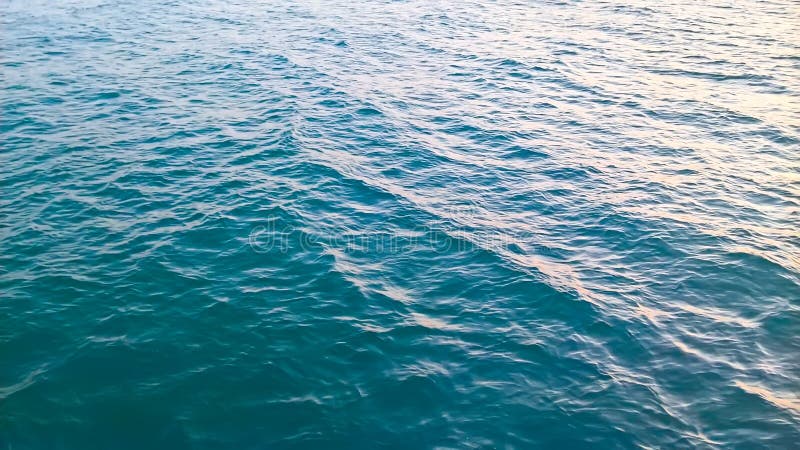 Turquoise Sea Surface with Slight Ripple Stock Photo - Image of cold ...