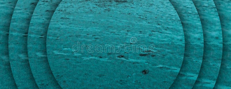 Turquoise Shapes and Blurs Abstract Background Stock Illustration ...