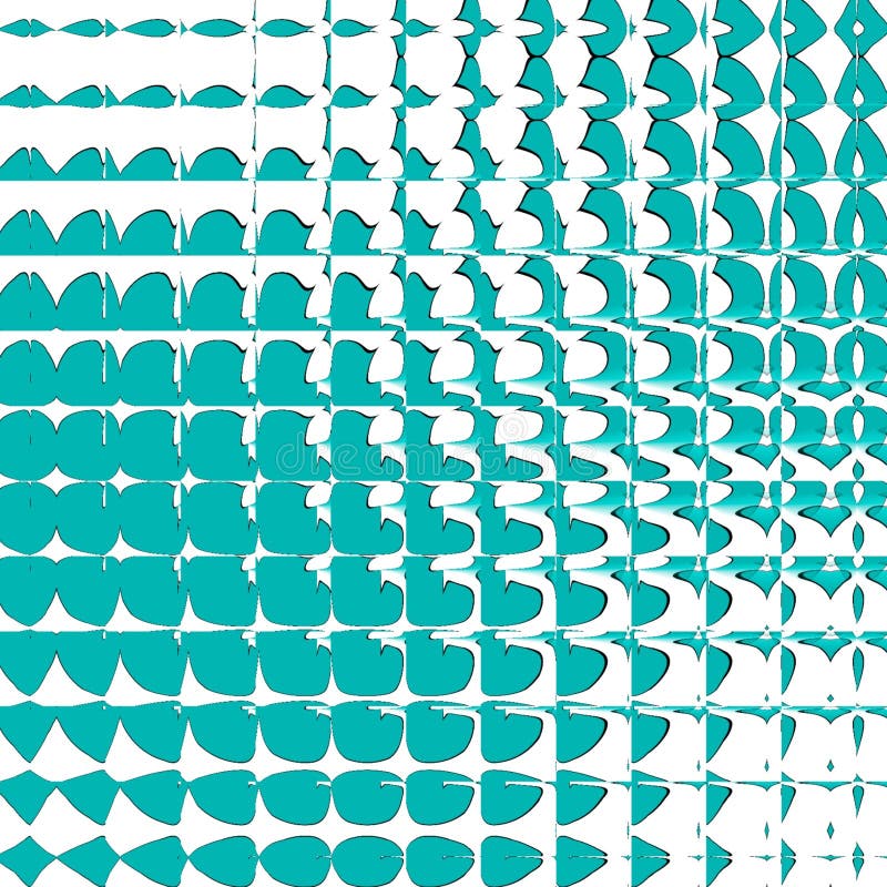 Turquoise Shapes and Blurs Abstract Creative Background Stock ...