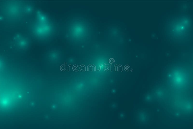 Turquoise Shiny Sparkling Bokeh Background Design Stock Vector ...