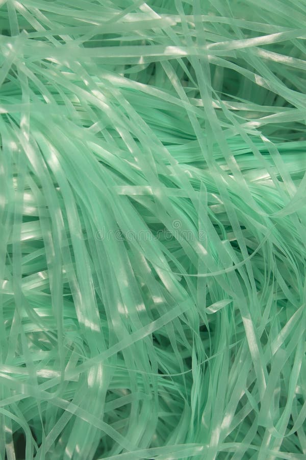 Turquoise Shredded Plastic Fake Easter Grass Background Stock Photo ...