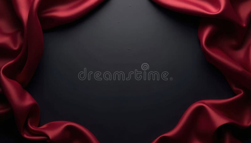 Turquoise Silk Fabric Frame for Festivals and Events Stock Illustration ...