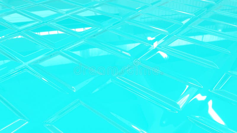 Turquoise Smooth Surface. Beautiful Turquoise Background. Rectangular ...