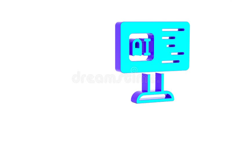 Turquoise Software Web Developer Programming Code Icon Isolated On White Background Javascript