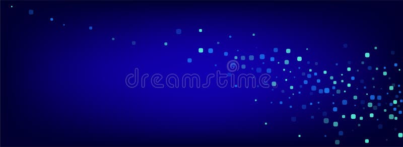 Turquoise Square Effect Panoramic Vector Blue Stock Illustration ...