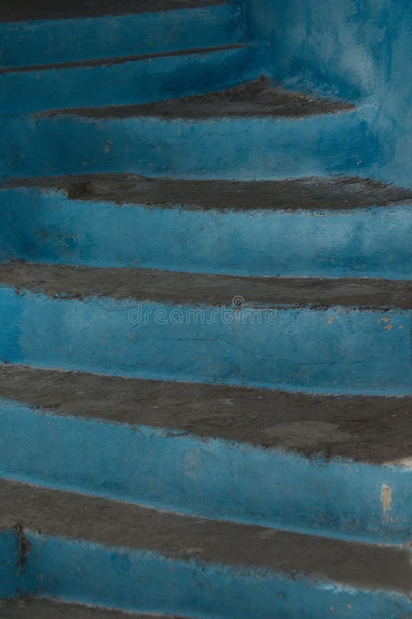 Turquoise Stairs in Morocco Stock Photo - Image of stairs, traditional ...