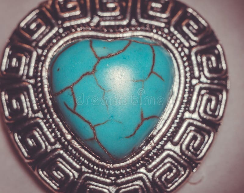 Turquoise Stone Heart stock photo. Image of heart, celebration - 65861662