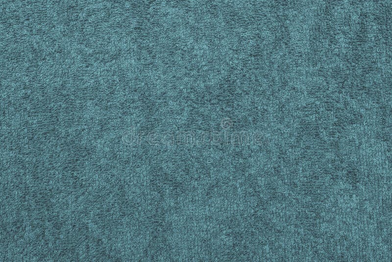 Turquoise Terry Cotton Fabric Closeup Stock Image - Image of synthetic ...