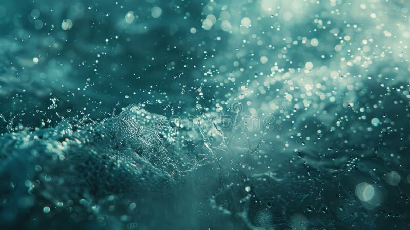 Turquoise Water Splash: Abstract Ocean Wave Texture, Liquid Motion ...