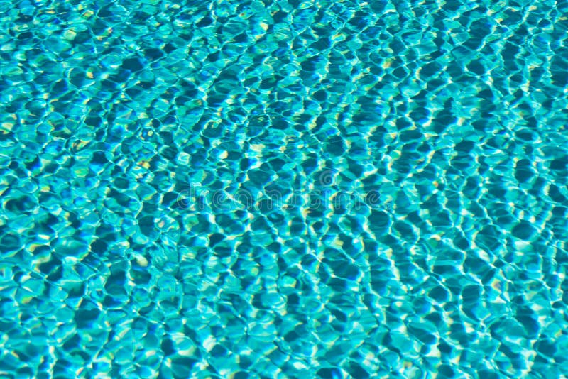 Turquoise Water Surface Full of Ripples, Waves and Light Spots Stock ...
