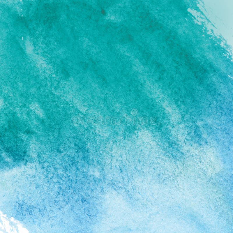 Turquoise Watercolor Paper Texture Stock Illustration - Illustration of ...