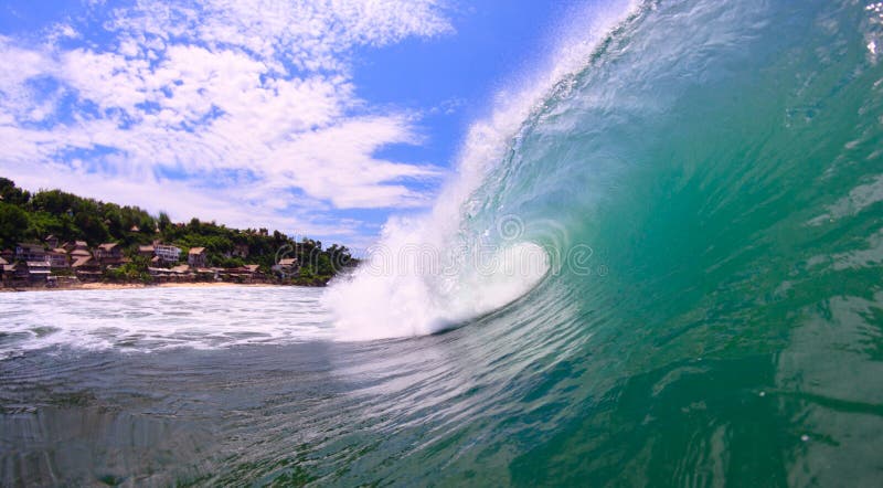 Turquoise wave stock photo. Image of extreme, scenic - 17598698