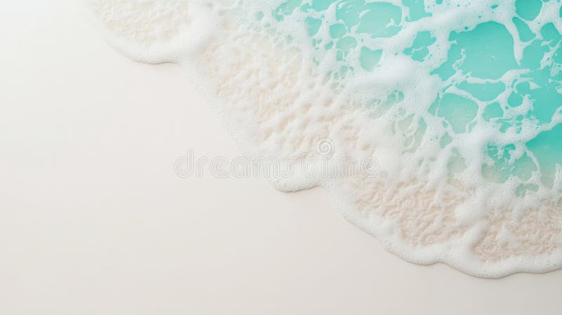 754 Turquoise Wave Beach Foam Sand Backdrop Summer Stock Photos - Free ...