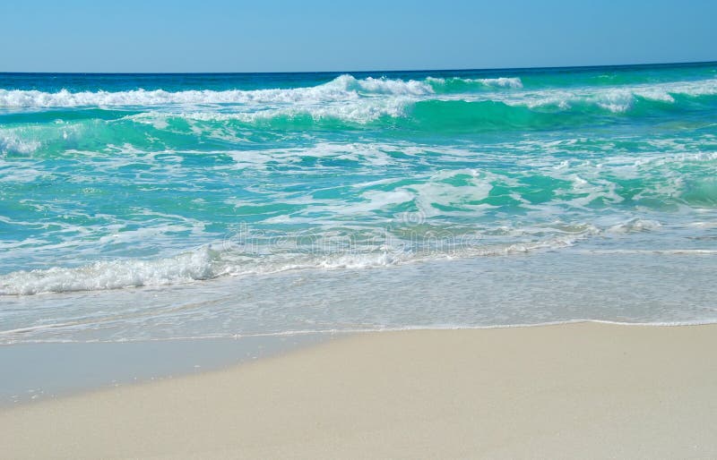 Turquoise Waves stock photo. Image of pensacola, caribbean - 1936454