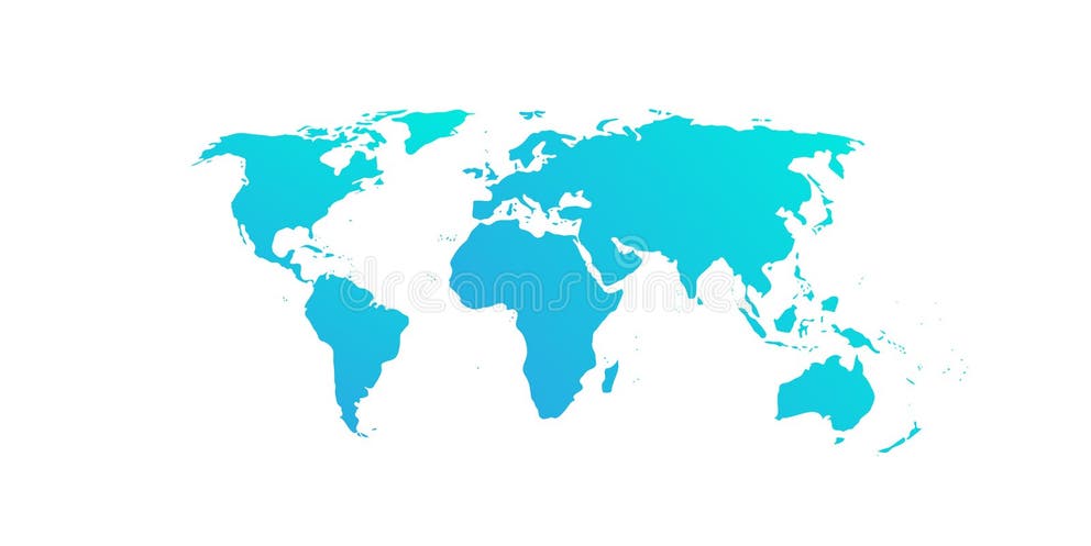 Turquoise World Map Background Stock Illustrations – 1,848 Turquoise ...