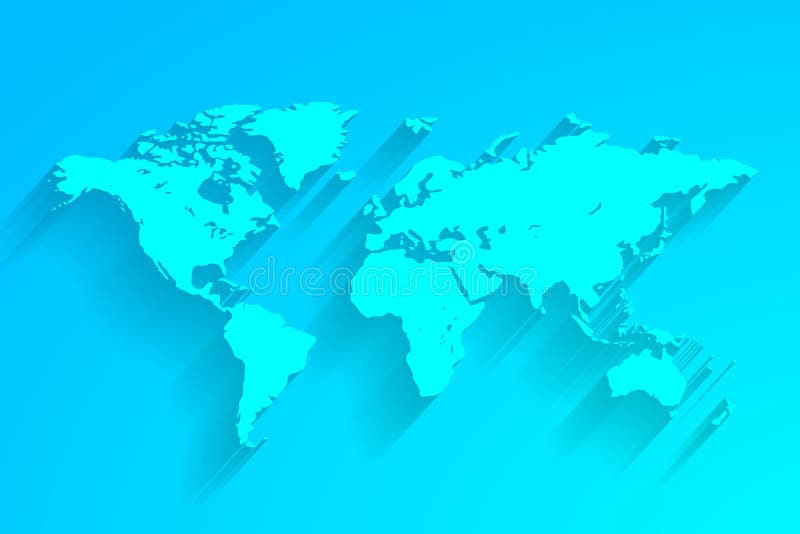 Turquoise World Map Background Stock Illustrations – 1,207 Turquoise ...