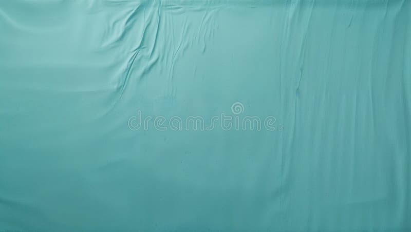 Turquoise Wrinkled Plastic Texture Creating Abstract Background Stock ...