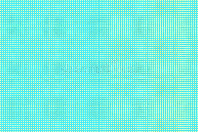 Turquoise Yellow Dotted Halftone. Vertical Smooth Dotted Gradient ...