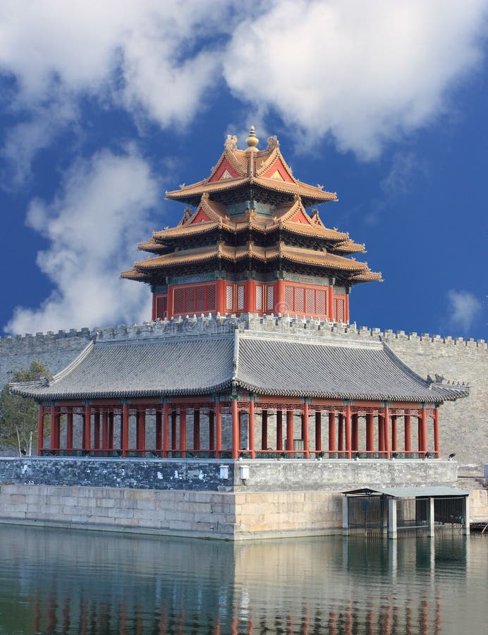 Turret,Forbidden City China Stock Image - Image of turret, tourist ...