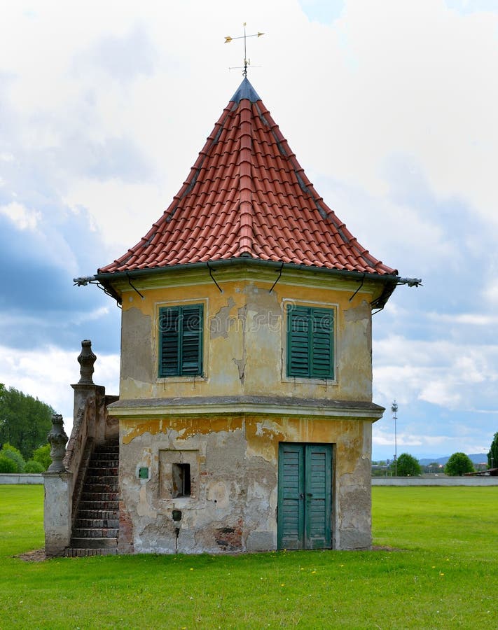 Turret in The Garden stock photo. Image of castle, nature - 48651424