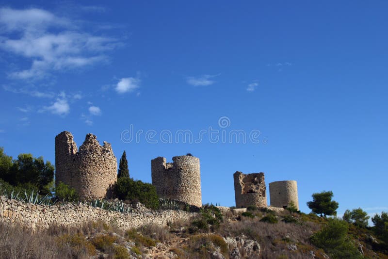 Turrets 3 stock photo. Image of historic, spanish, landmark - 784100