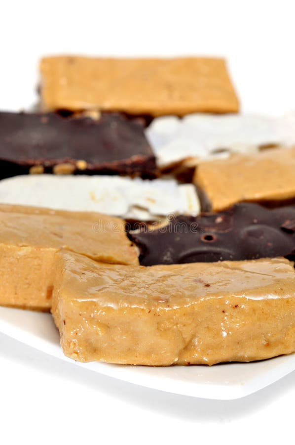 Turron stock image. Image of confectionery, delicatessen - 17240365