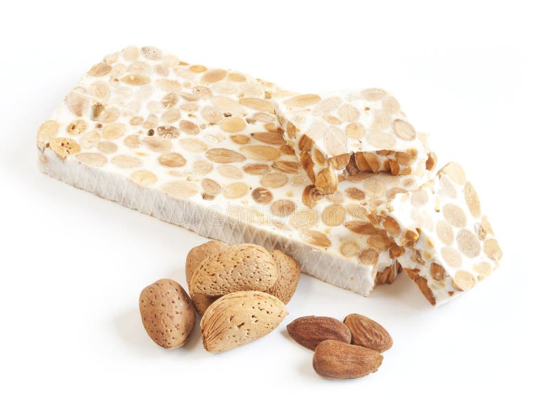 Turron, Dessert Espagnol Traditionnel Photo stock - Image du biscuit ...