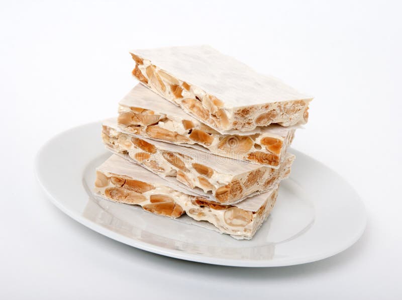 Turron, Traditional Spanish Dessert Stock Photo - Image of nuts, snack ...