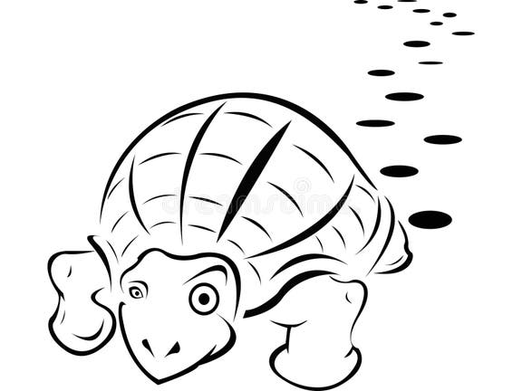 Turtle Footprints Stock Illustrations – 122 Turtle Footprints Stock ...