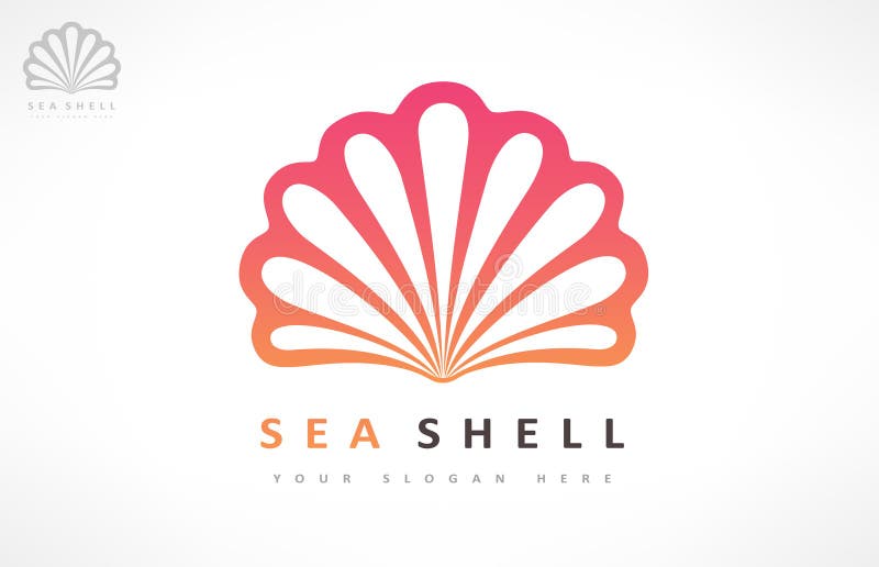 Seashell Logo Vector. Nature Design Stock Vector - Illustration of ...