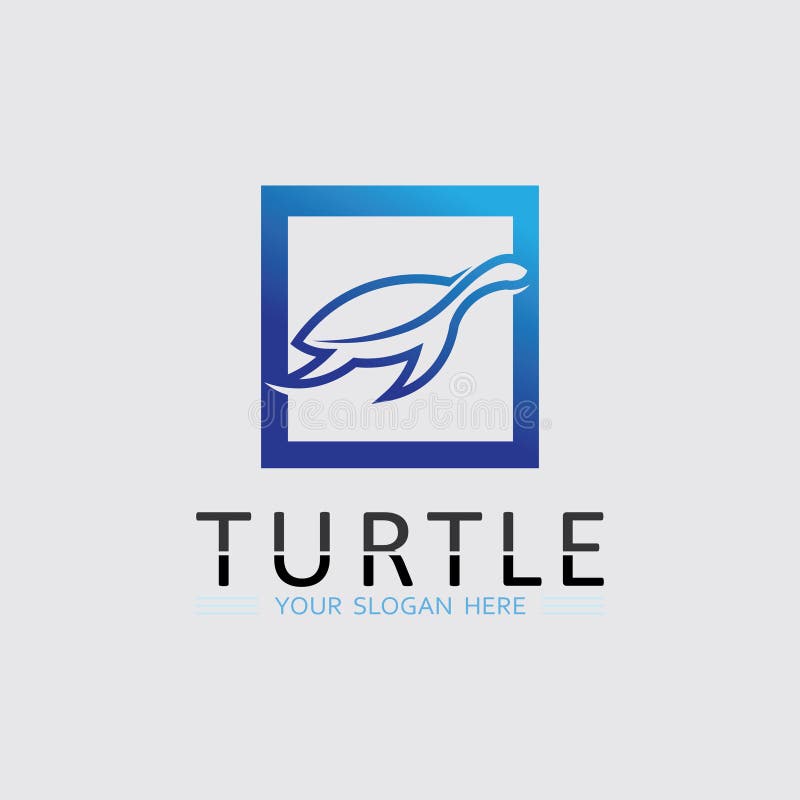 Turtle animal cartoon icon stock illustration. Illustration of lifeform ...