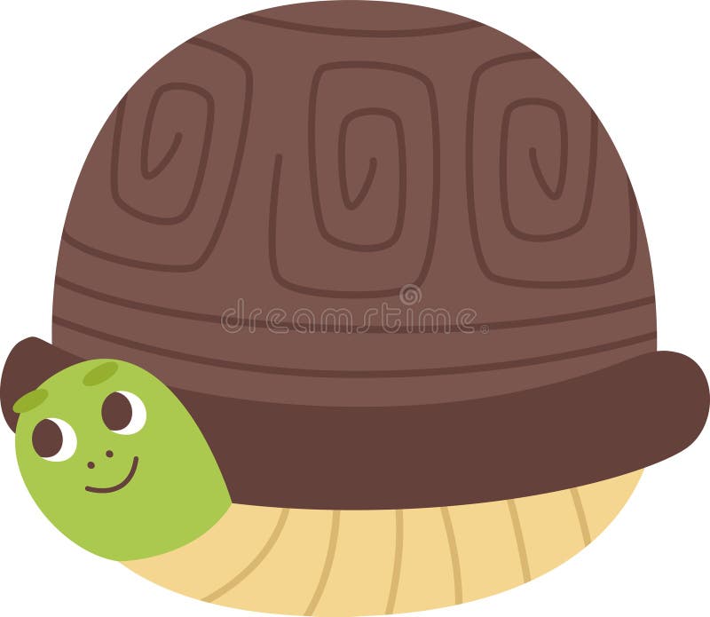 Turtle Animal Hiding stock vector. Illustration of shell - 300414509
