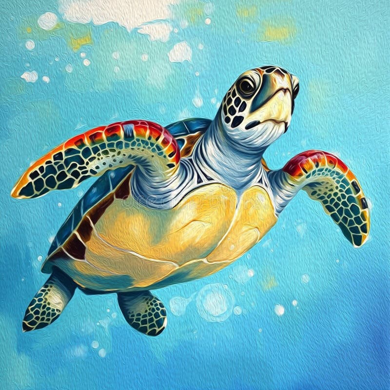 Turtle . Animal Illustration Stock Illustration - Illustration of ...