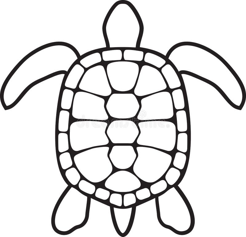 Turtle Black White Stock Illustrations – 11,038 Turtle Black White ...