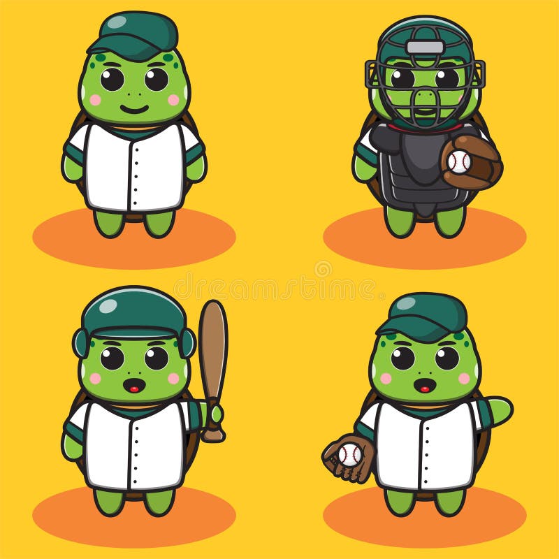 Baseball Turtle Stock Illustrations – 61 Baseball Turtle Stock ...