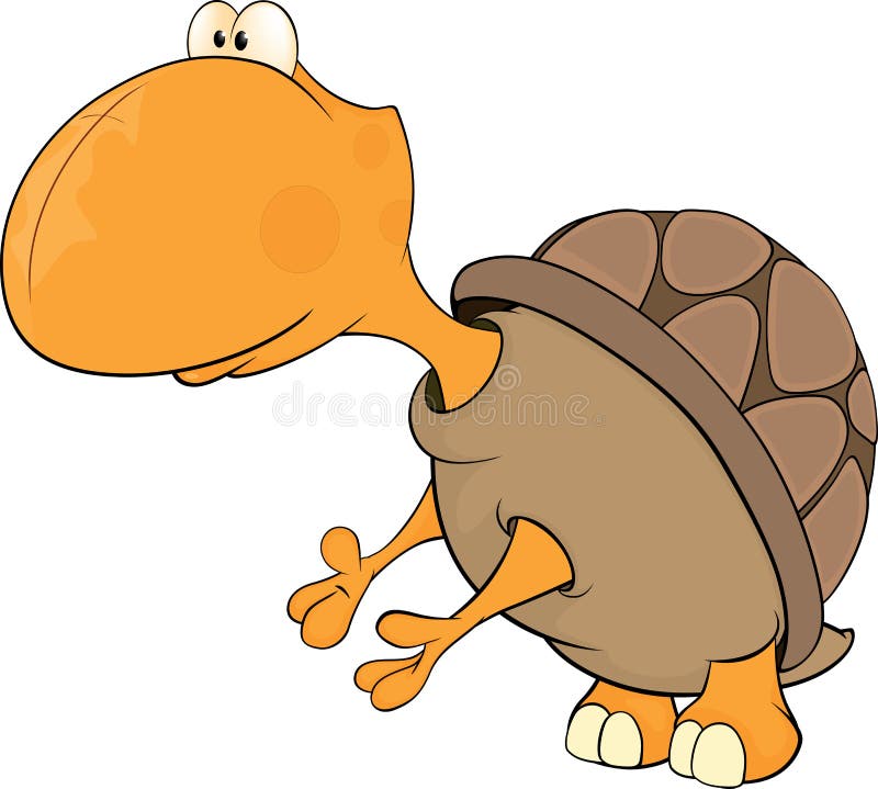 Turtle cartoon stock vector. Illustration of turtle, cartoon - 35835933