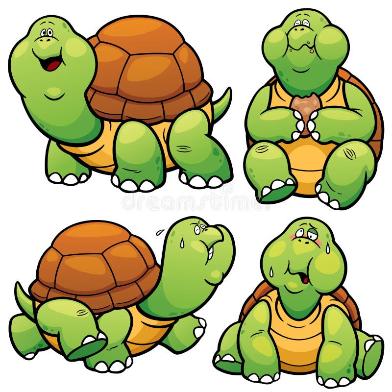 Cartoon turtle stock vector. Illustration of tortoise - 31653999