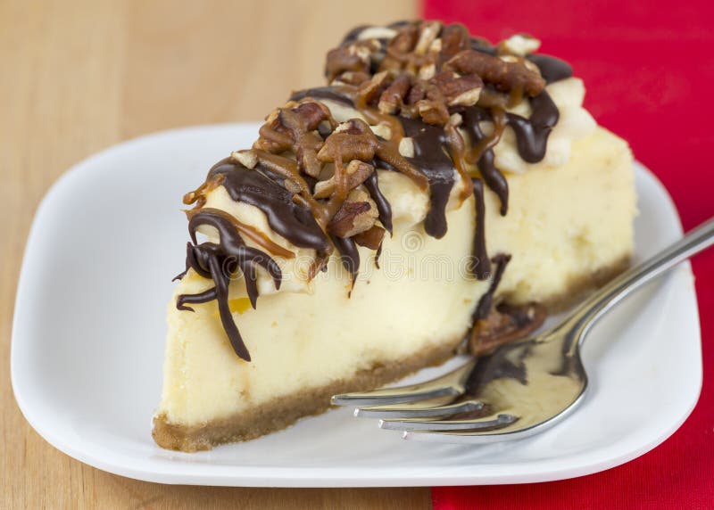 Turtle cheese cake stock image. Image of creamy, slice - 35979451