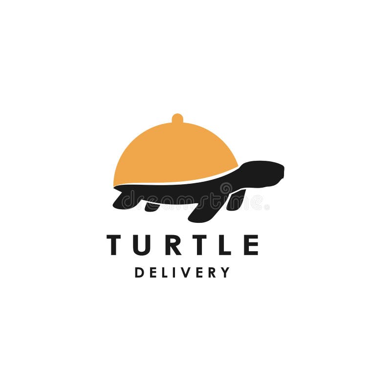 Turtle Delivery Logo Design 库存例证 - 插画 包括有 咖啡馆, 快速: 166728541