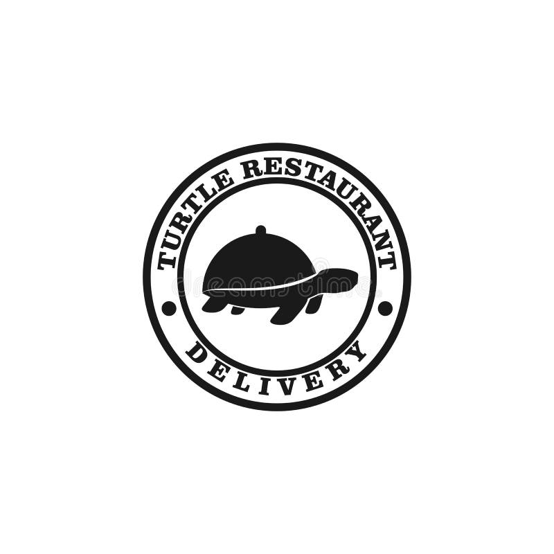 Turtle Delivery Logo Design Stock Illustration - Illustration of menu ...