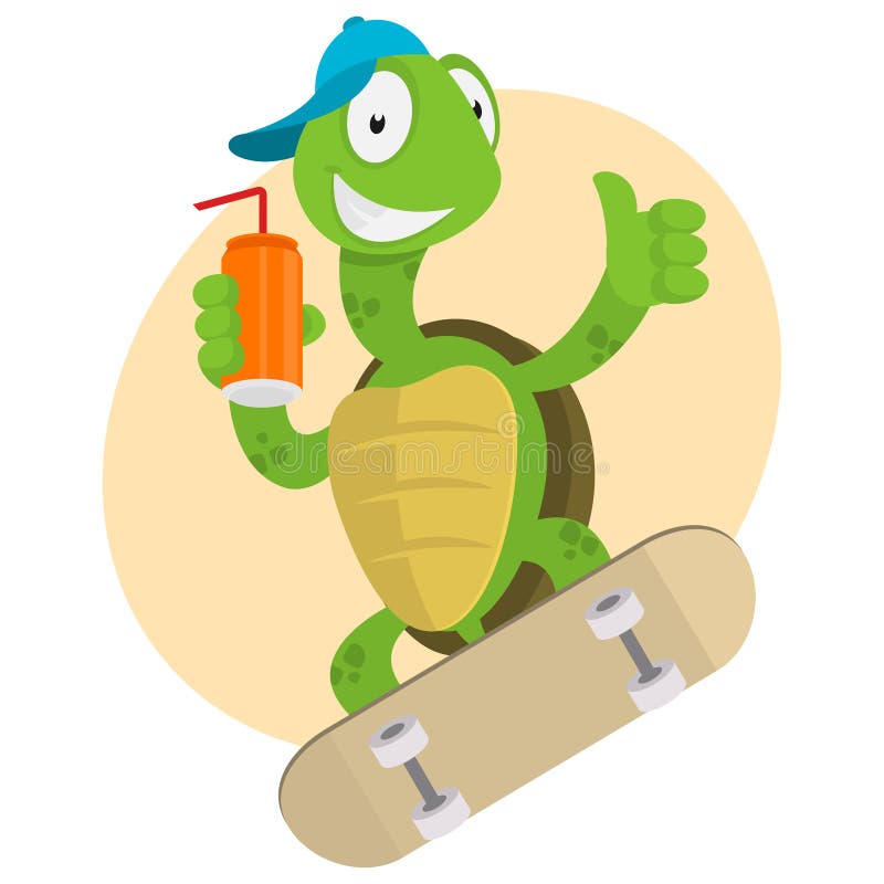 Turtle Skateboard Stock Illustrations – 119 Turtle Skateboard Stock ...