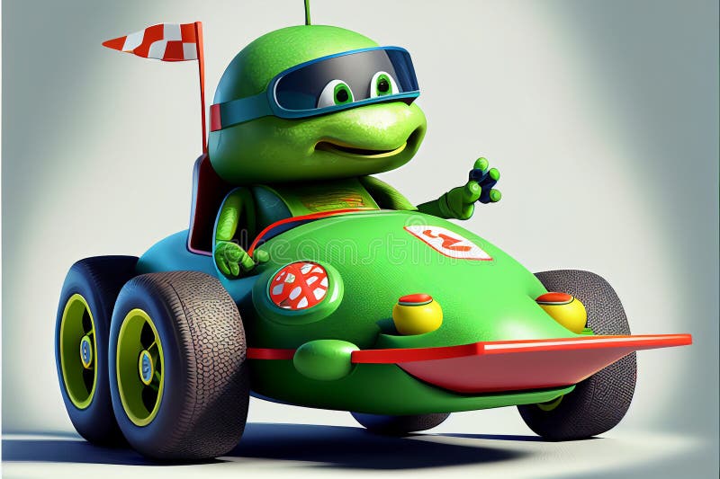 Turtle Emoticon For Racing