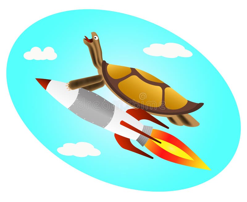 Rocket Turtle Stock Illustrations – 305 Rocket Turtle Stock ...