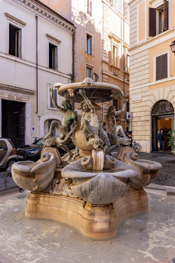 Turtle Fountain in Rome, Italy Editorial Photo - Image of architecture ...