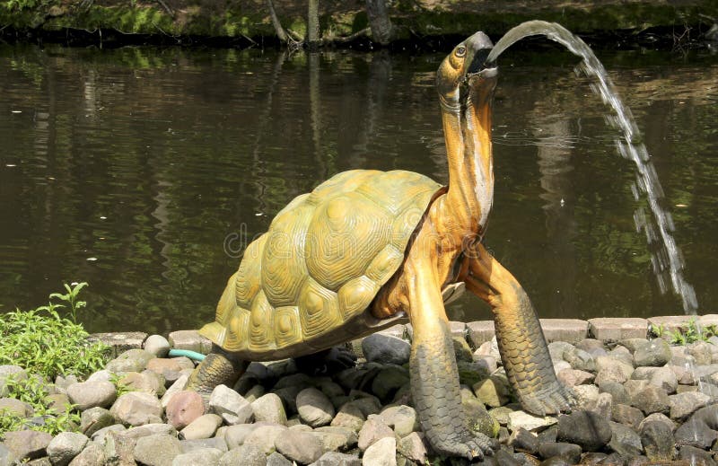 Turtle fountain stock photo. Image of fountain, turtle - 57659714